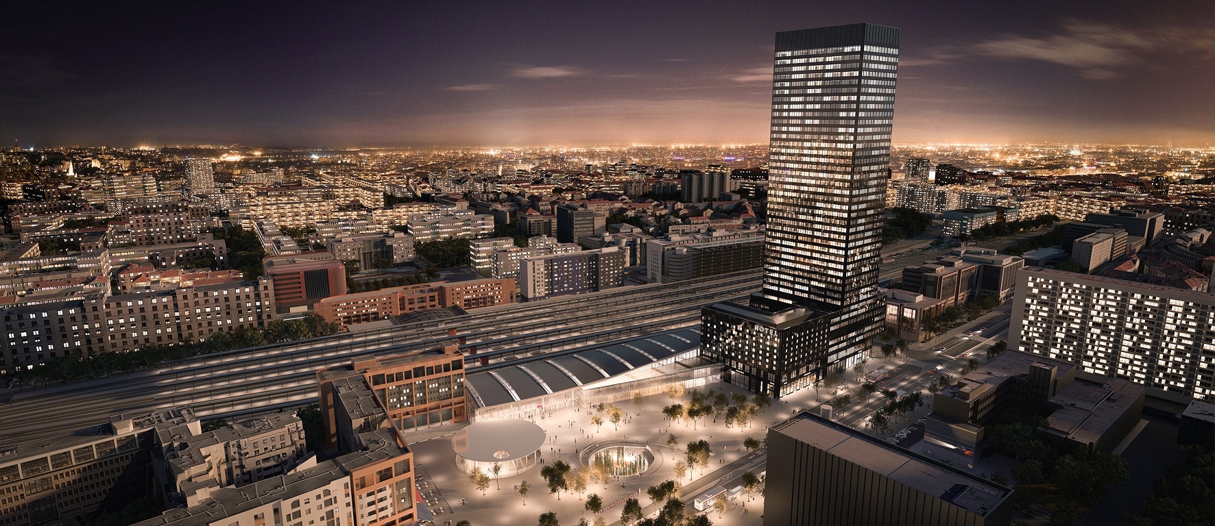Tour To-Lyon à la Part-Dieu : visite de chantier avec Vinci - Lyon ...
