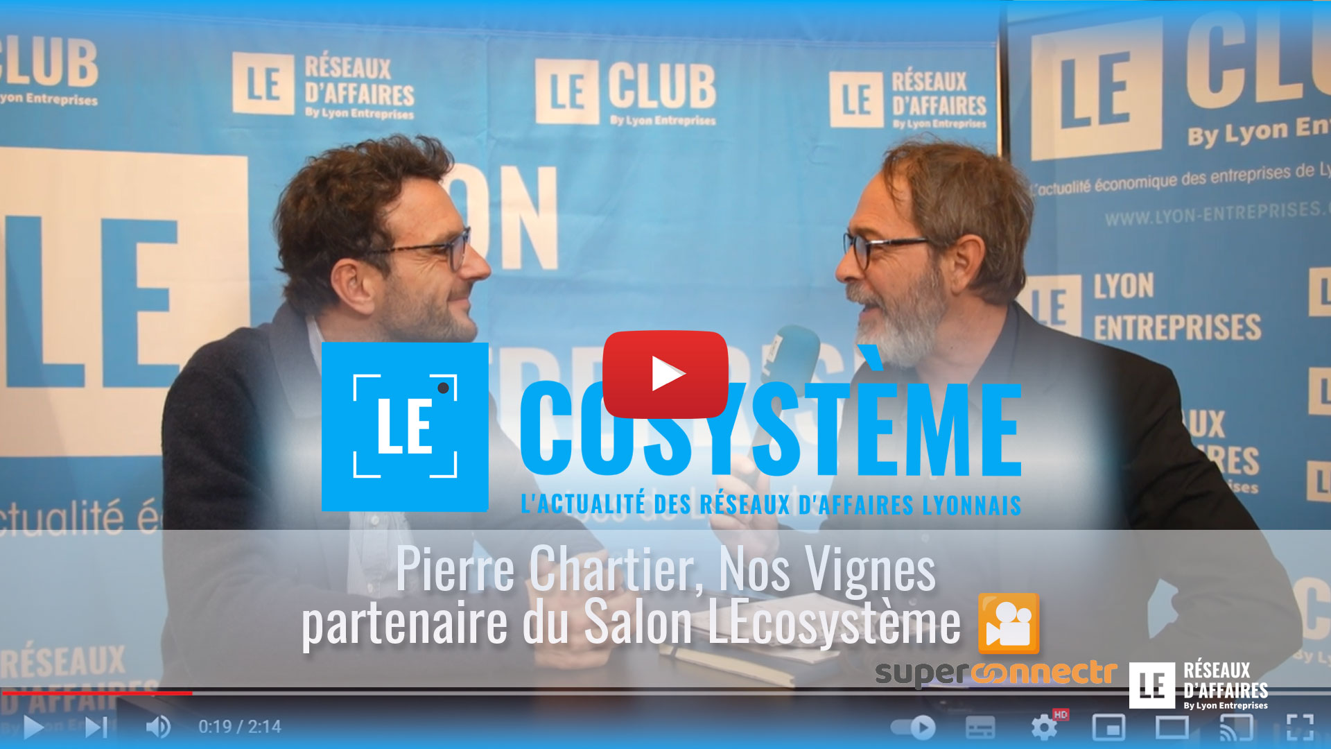 Pierre Chartier, co-fondateur de Nos Vignes, partenaire du Salon ...