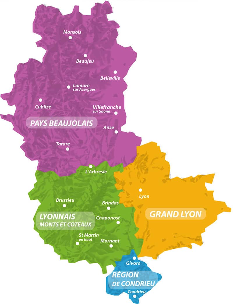 Une grande métropole lyonnaise et... le reste : le département du Rhône ...